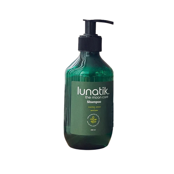 Shampoo Antigrasa - Anticaspa 250 Ml Lunatik